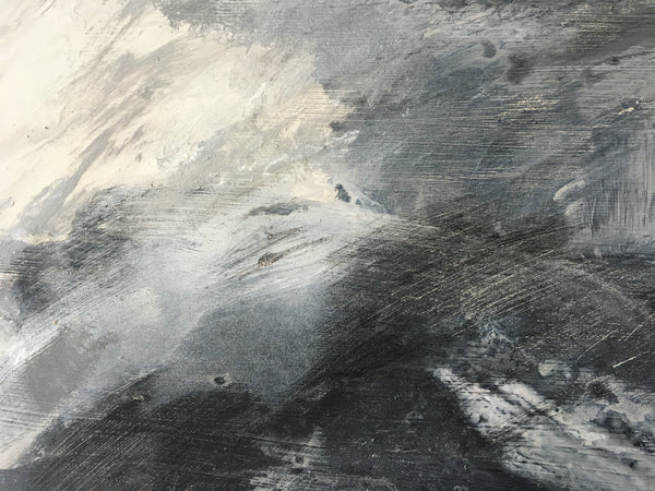 The north Sea painted from above the brigg Filey – According to McGee