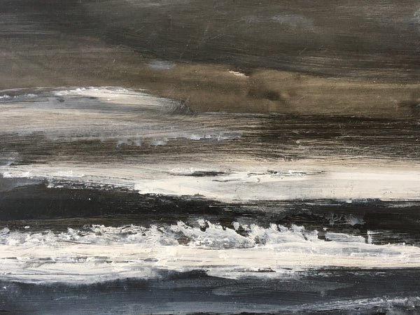 The North Sea Breaking Waves, Tide on the Wain at Hunmanby Gap ...
